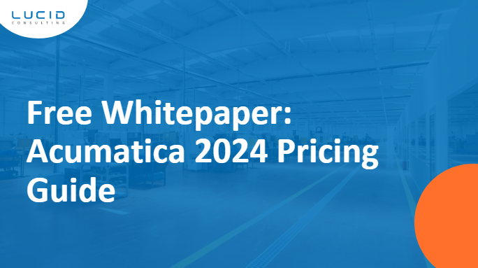 Acumatica Pricing Guide 2024